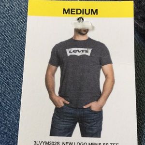 Levi's | Shirts | Nwt Mens Levis Gray Batwing Logo Tee Shirt | Poshmark